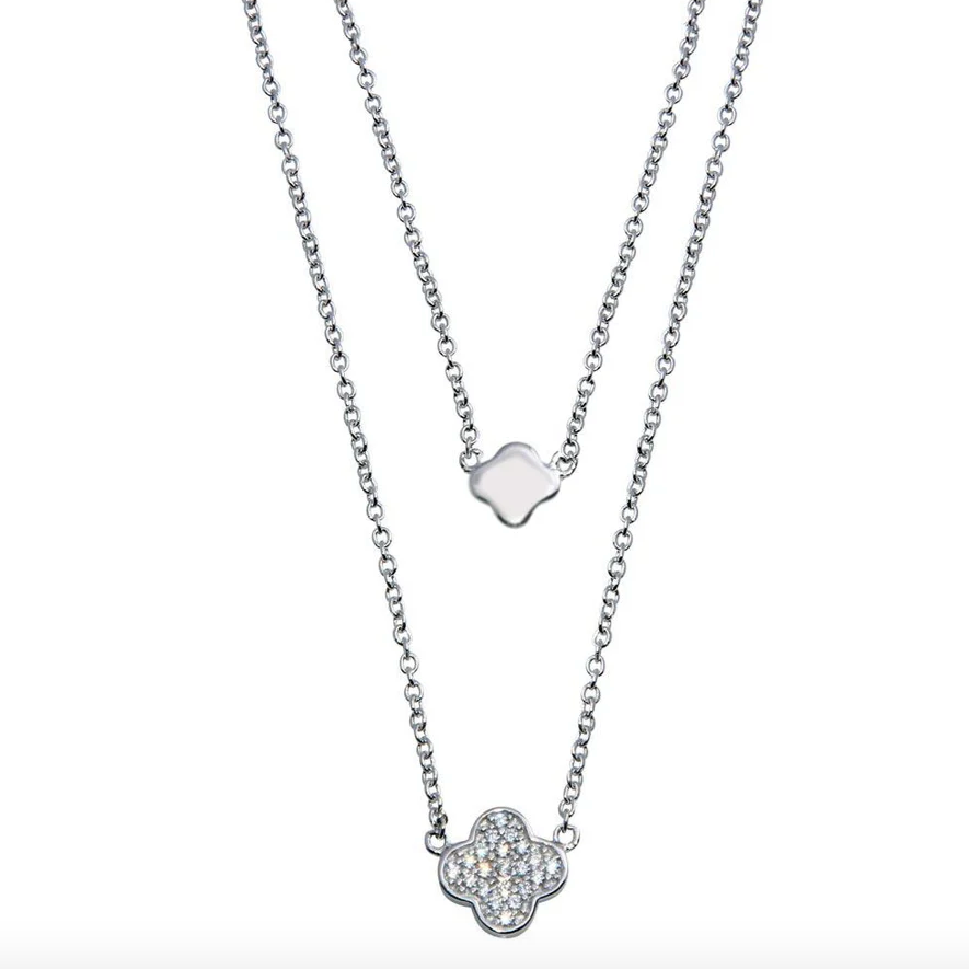 Dean Two Clover Necklace – Sanlejur